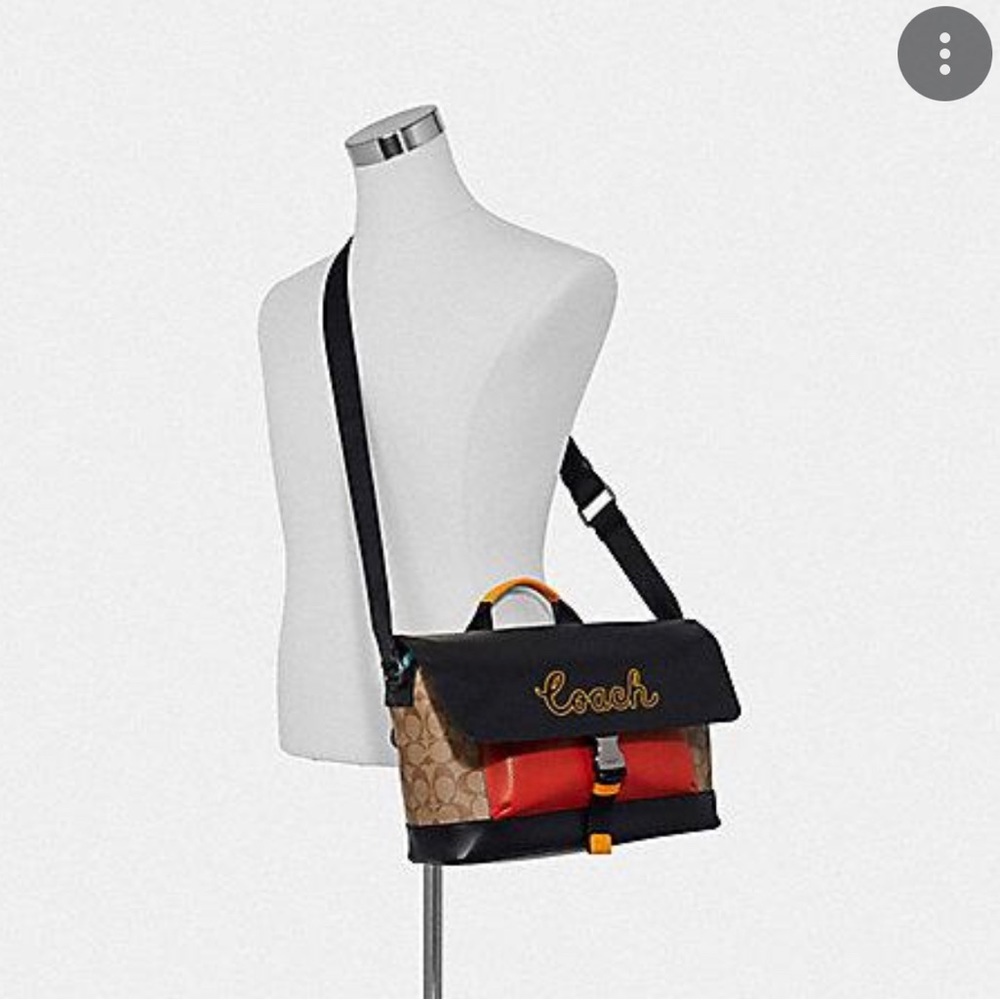 Coach Terrain Bike Bag In Signature Canvas - Gem